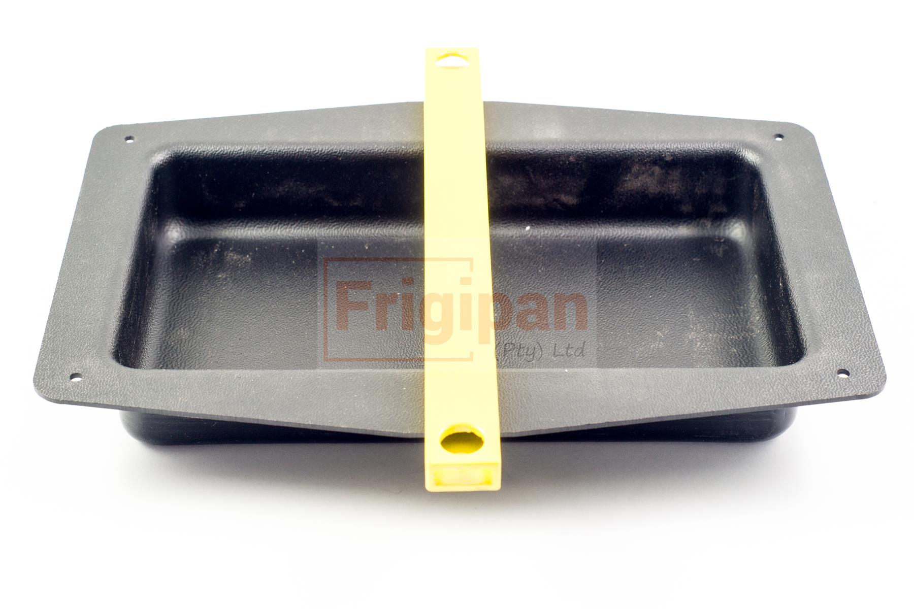 Inner Door Handle PVC Black + Yellow - Frigipan